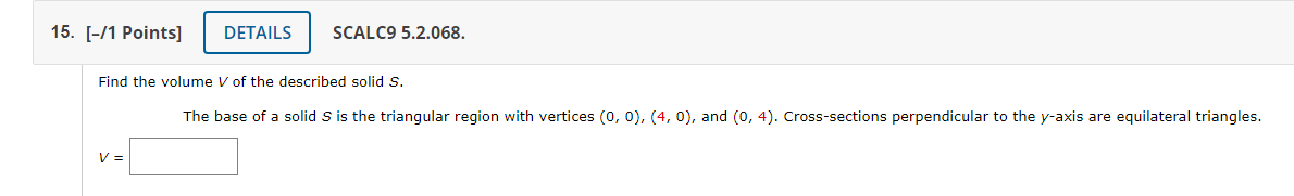 Solved 11. [0/1 Points] DETAILS PREVIOUS ANSWERS SCALC9 | Chegg.com