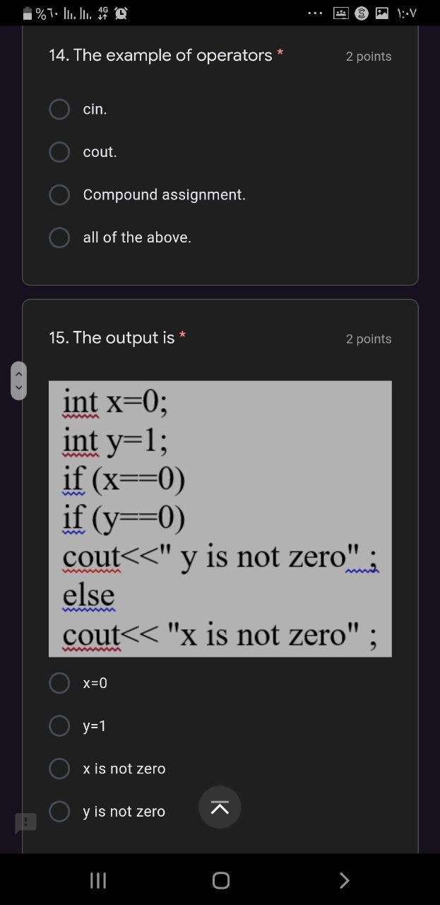 Solved %7. II. III. Q ۱:۰۷ 14. The example of operators 2 | Chegg.com