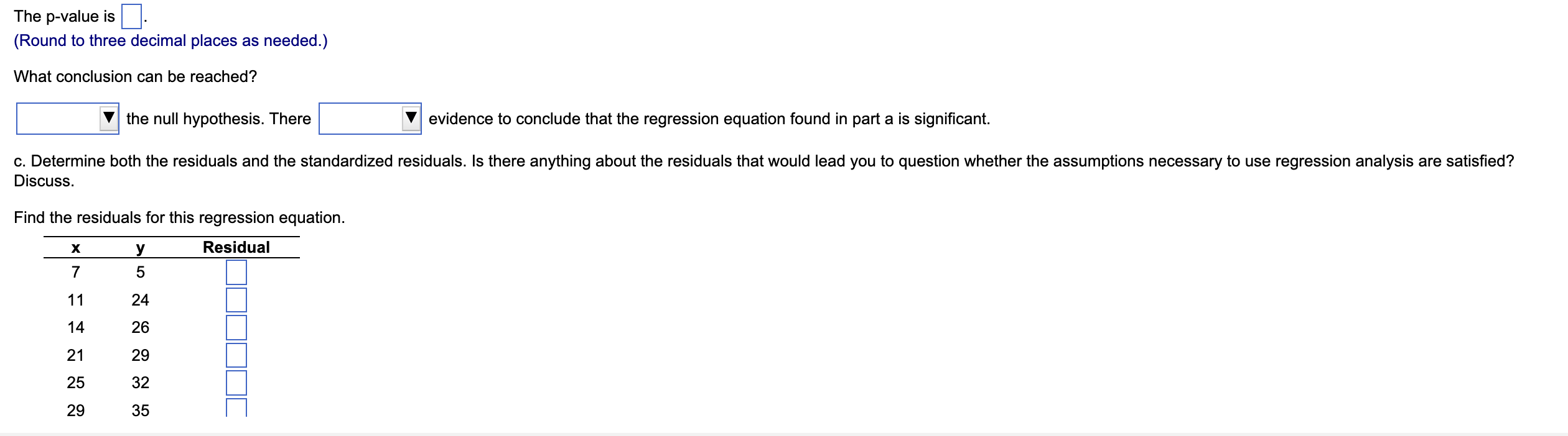 Solved Consider the values below for an independent and | Chegg.com