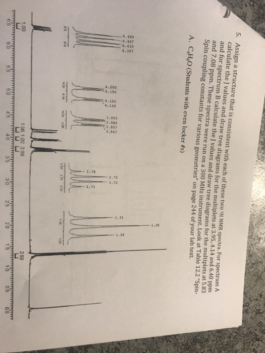 Solved Assign a structure that is consistent with each of | Chegg.com