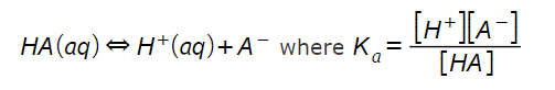 Solved 6. Calculate the Ka/Kb Using the formula given in the | Chegg.com