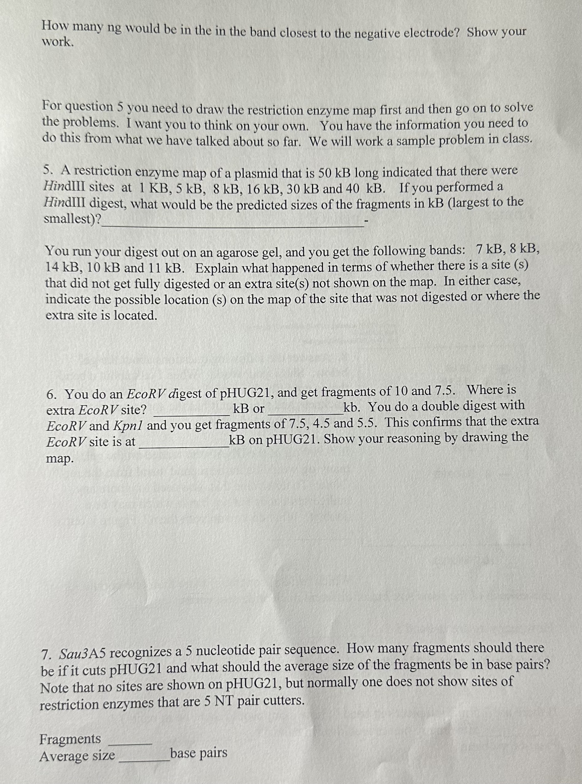Solved In all computations, show units. 1. Use the semilog | Chegg.com