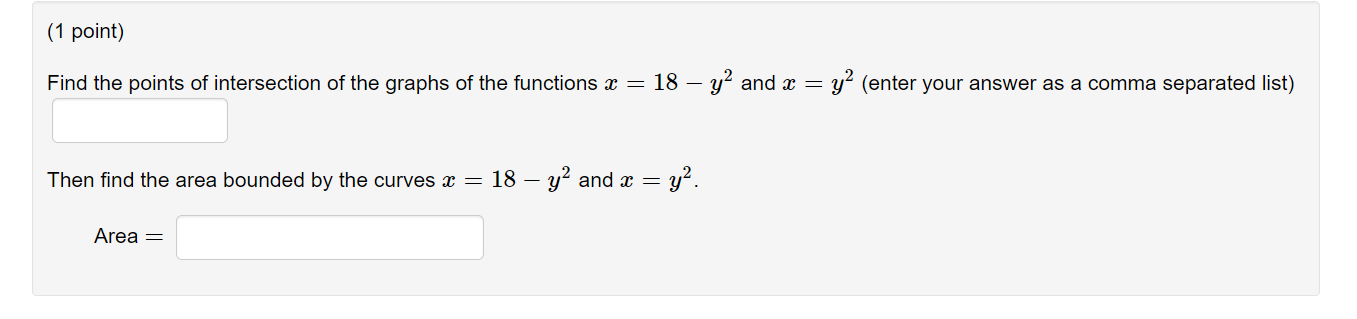 Solved Find the points of intersection of the graphs of the | Chegg.com