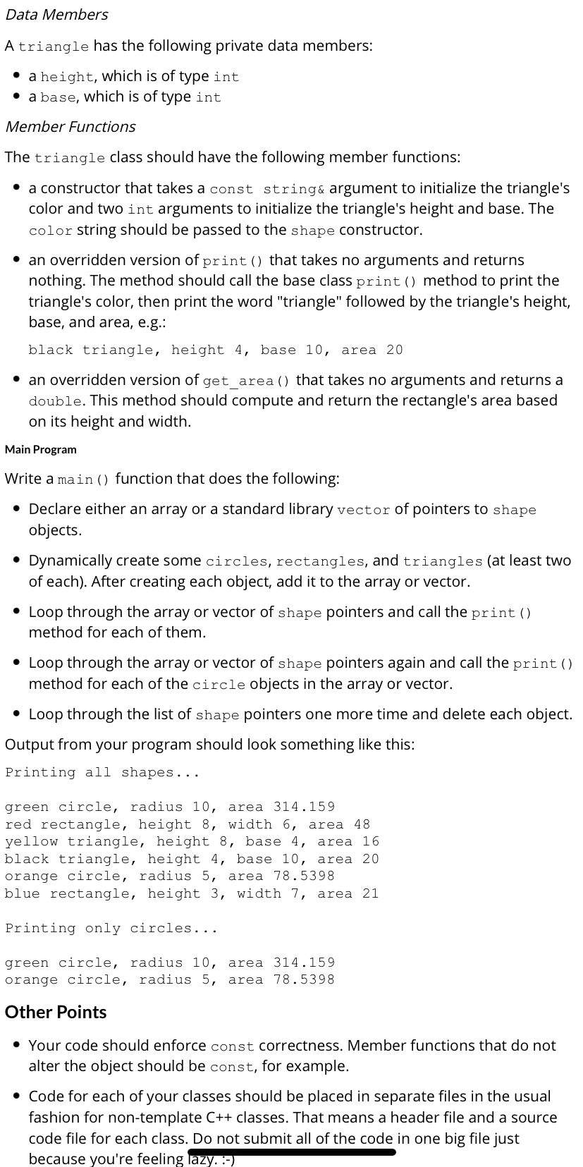 Solved CSCI 241 Assignment 12 Purpose This short assignment | Chegg.com Solved CSCI 241 Assignment 12 Purpose This short assignment | Chegg.com