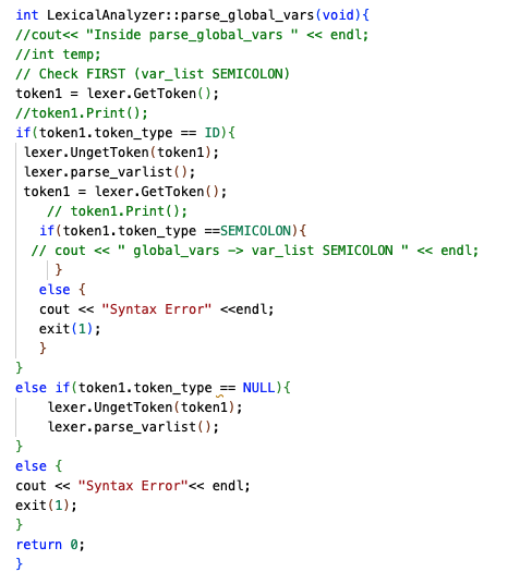 Solved This is based on a lexical analyzer. Please help | Chegg.com