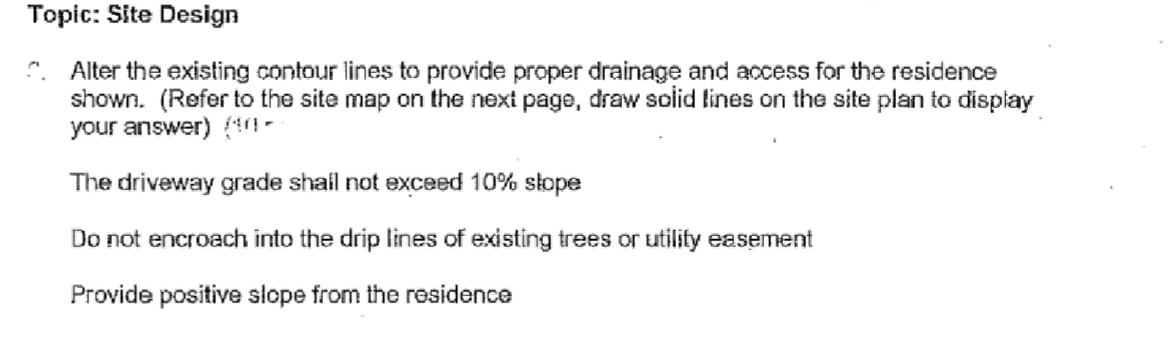 ∴ Alter the existing contour lines to provide proper | Chegg.com