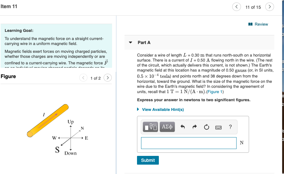 Solved: Learning Goal: To Understand The Magnetic Force On... | Chegg.com