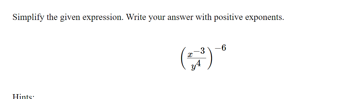 Solved Simplify the given expression. Write your answer with | Chegg.com