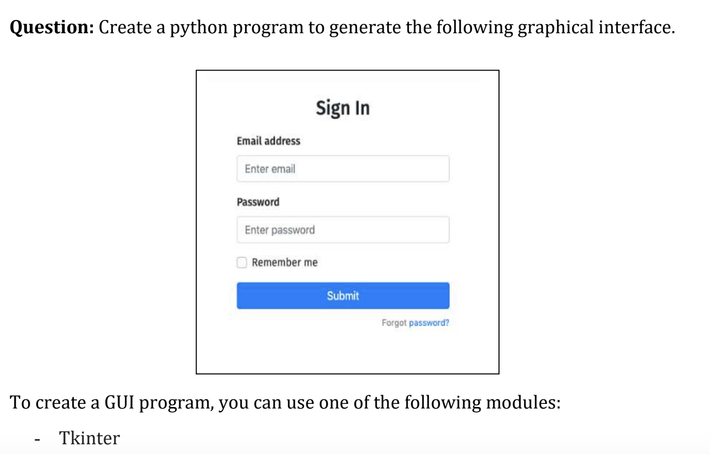 Solved MAKE SURE YOU ARE USE YOUR OWN CODE , DON'T COPY | Chegg.com