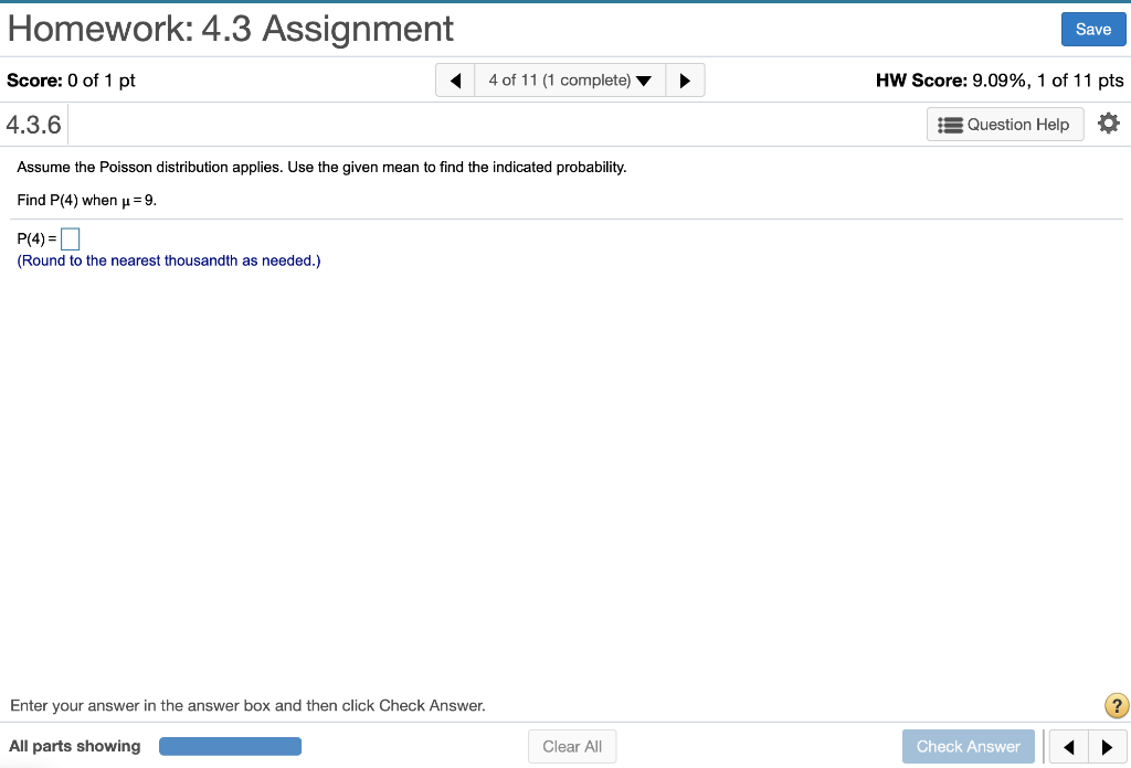Solved Homework 4 3 Assignment Save Score 0 Of 1 Pt 2 Of