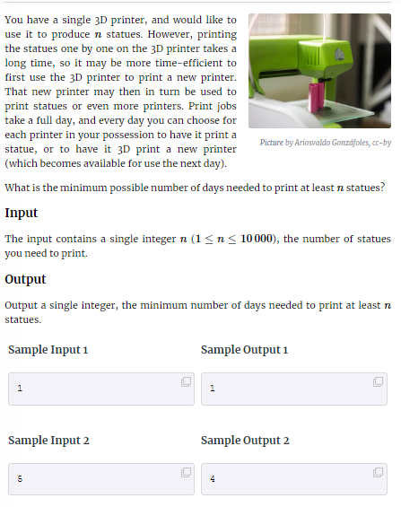 Solved You have a single 3D printer, and would like to use | Chegg.com