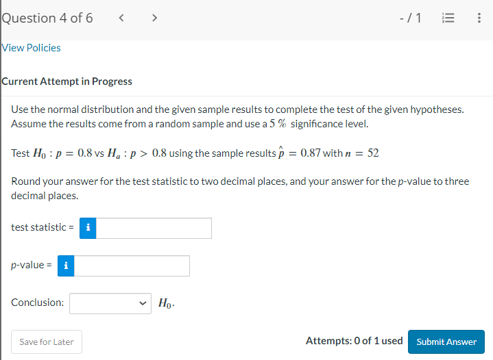 Use the normal distribution and the given sample | Chegg.com