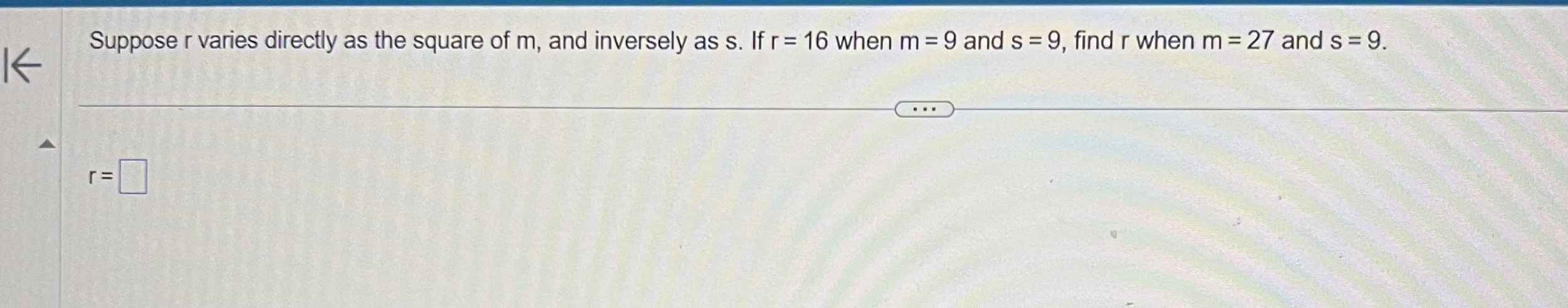 Solved Suppose r varies directly as the square of m, and | Chegg.com