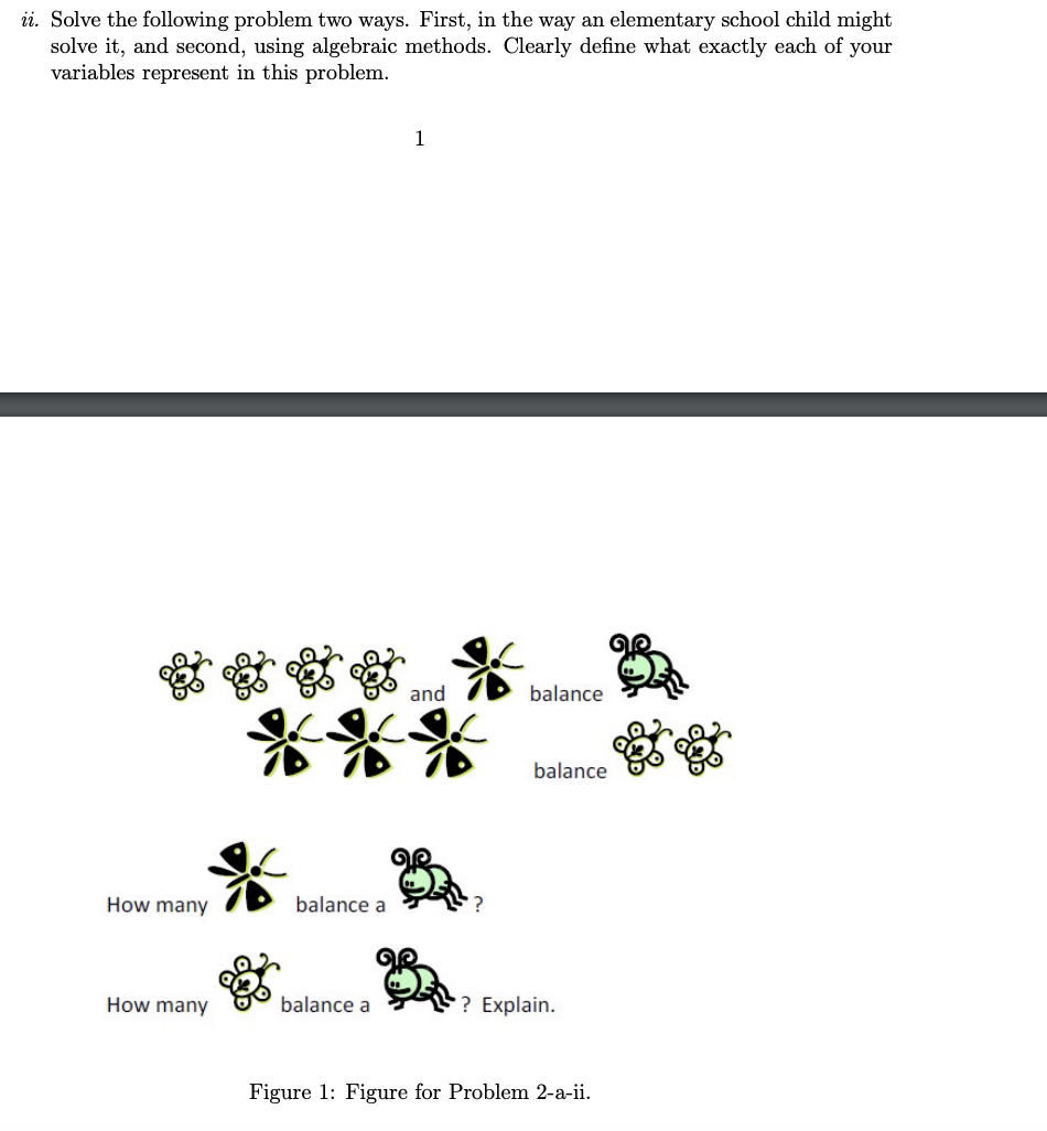 Solved ii. Solve the following problem two ways. First, in | Chegg.com