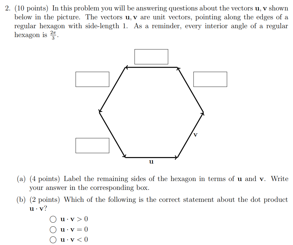 Solved 2. (10 points) In this problem you will be answering | Chegg.com