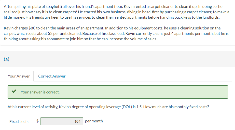 Solved Let's assume, instead, that the roommate thing | Chegg.com