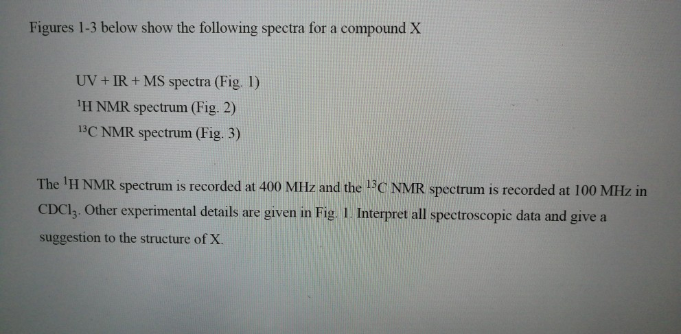Solved Determine the structure from the following spectral | Chegg.com