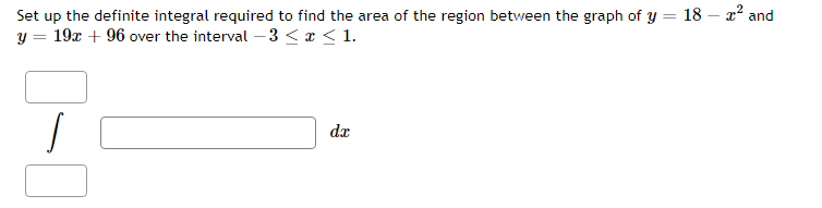 Solved Set up the definite integral required to find the | Chegg.com