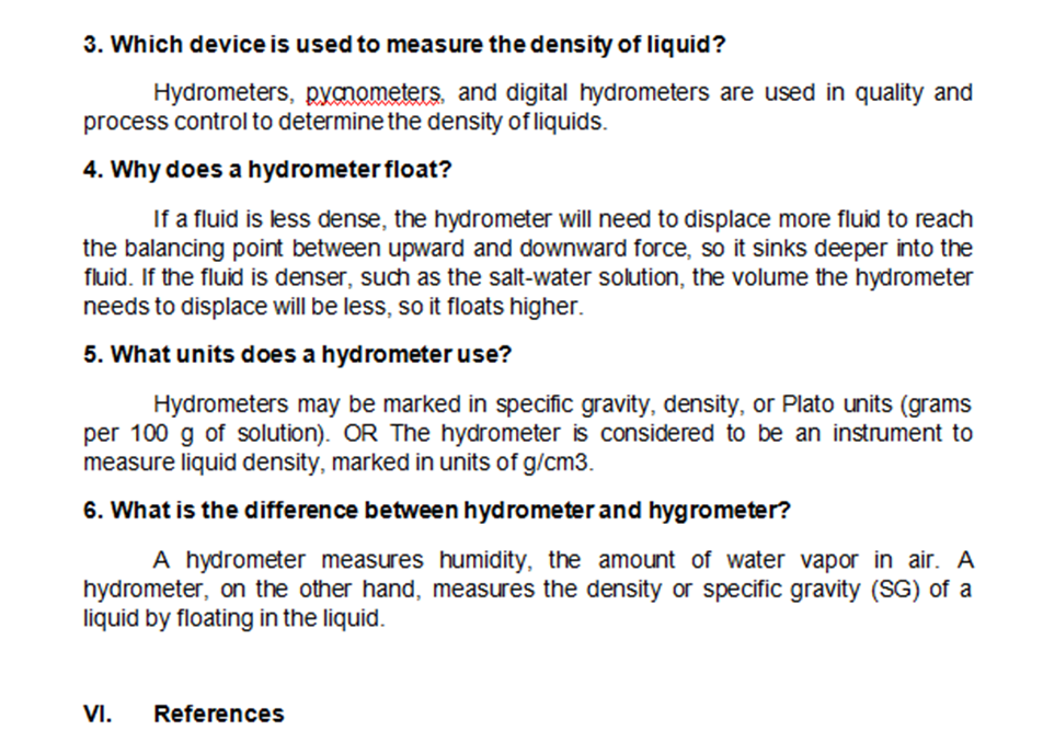 Solved Experiment: Determining Liquid Density using | Chegg.com