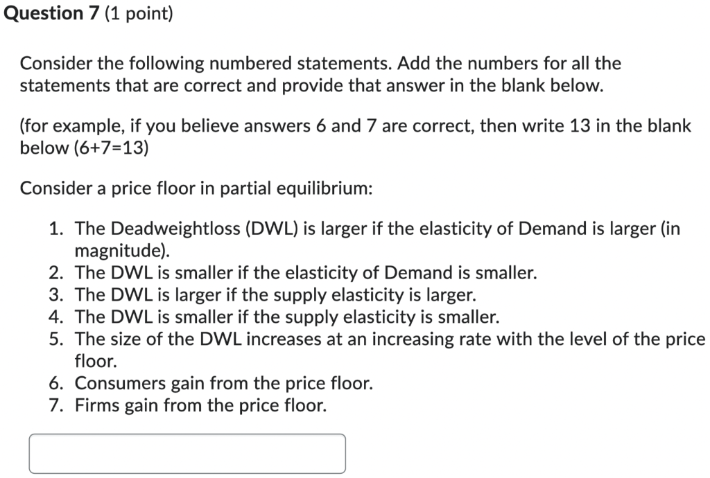 Solved Consider the following numbered statements. Add the | Chegg.com