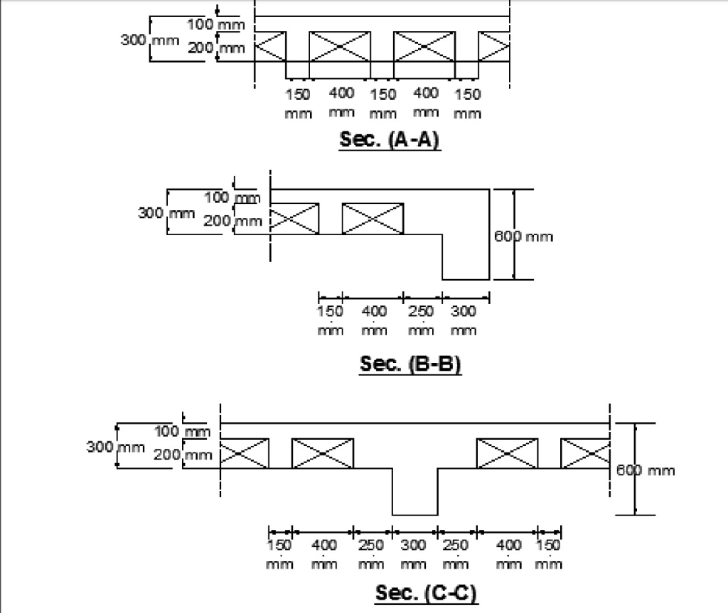 Solved The figure below shows a structural flooring plan for | Chegg.com