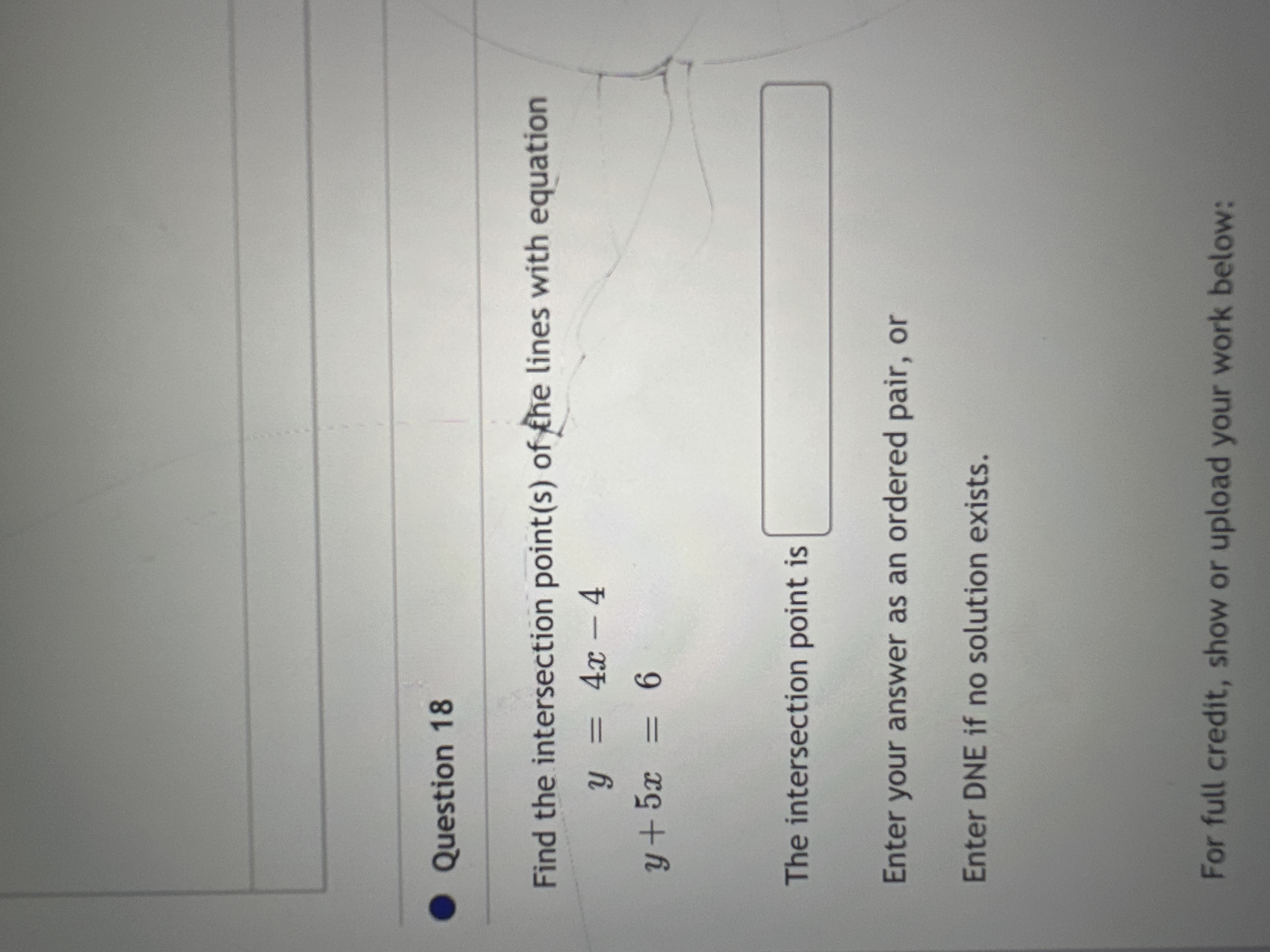Solved Find the intersection point(s) of the lines with | Chegg.com
