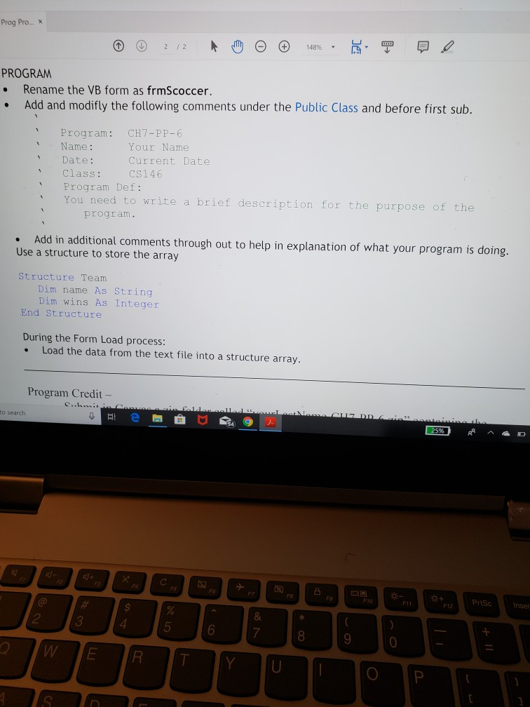 5 Prog Project paf Adobe Acrobat Reader DC View | Chegg.com
