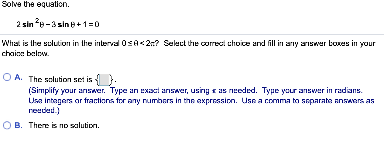 Solved Use a calculator to solve the following equation on | Chegg.com