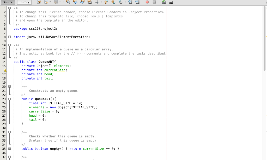 Solved Help in JAVA!! Please help me finish this code. The | Chegg.com