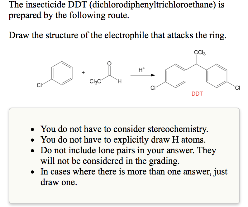 Solved The insecticide DDT (dichlorodiphenyltrichloroethane) | Chegg.com
