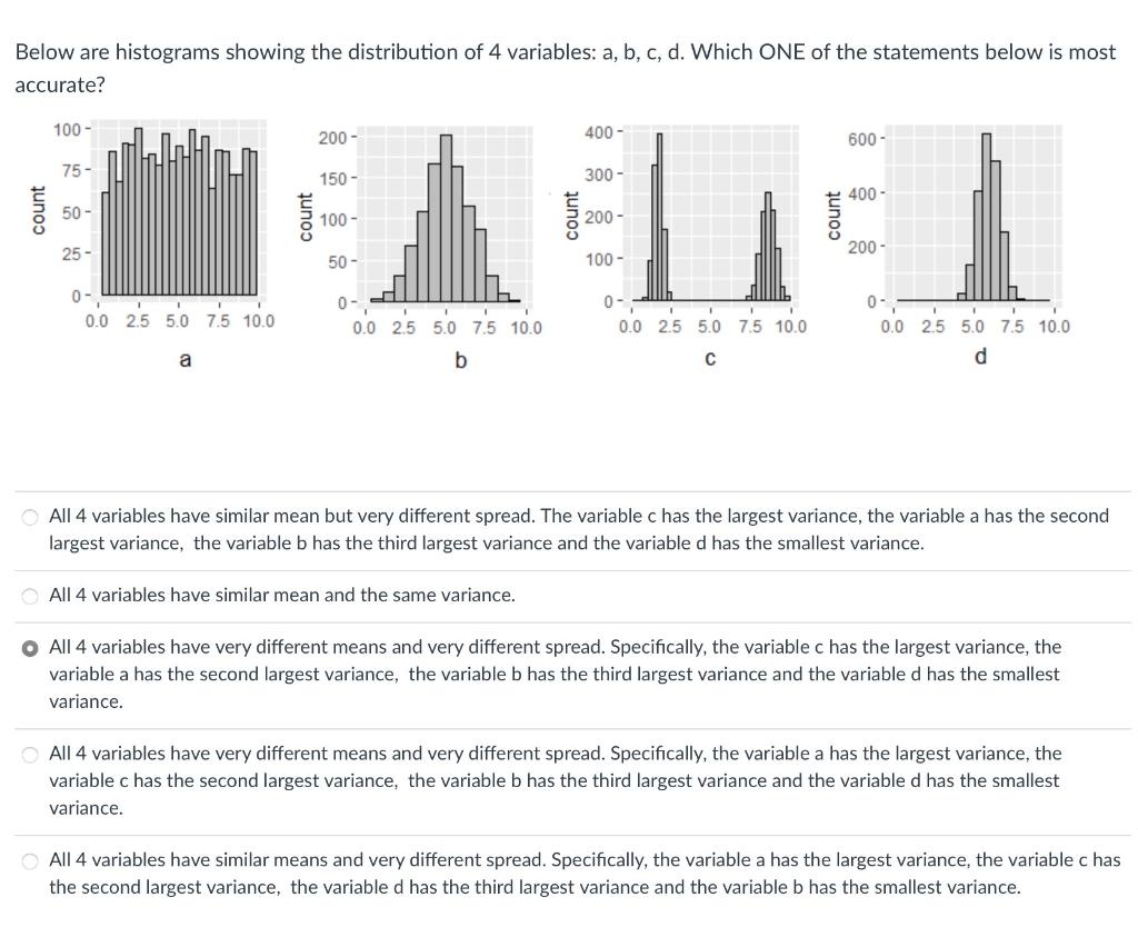 Solved Which ONE of the following chunks of R code would | Chegg.com