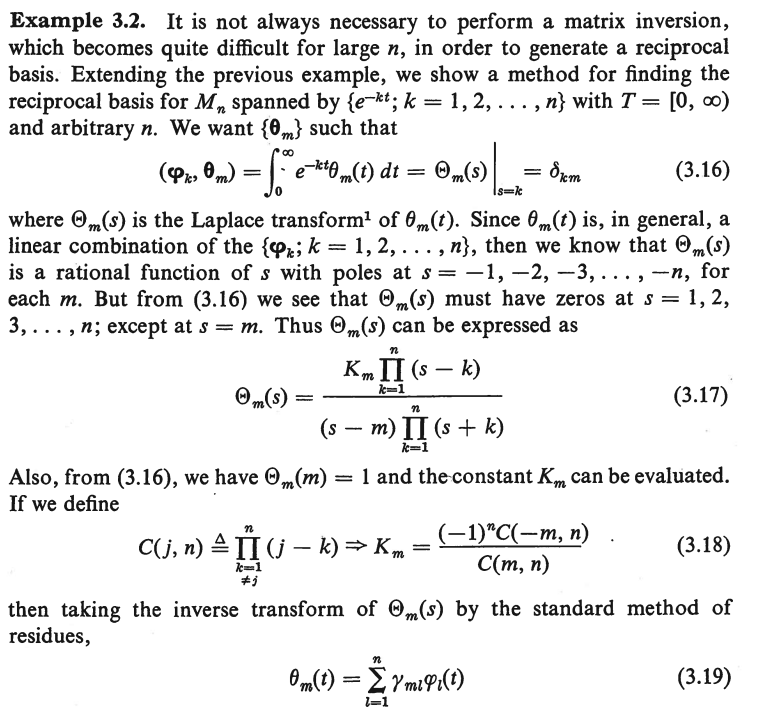 Exercise 3.4. For the exponential basis functions, | Chegg.com