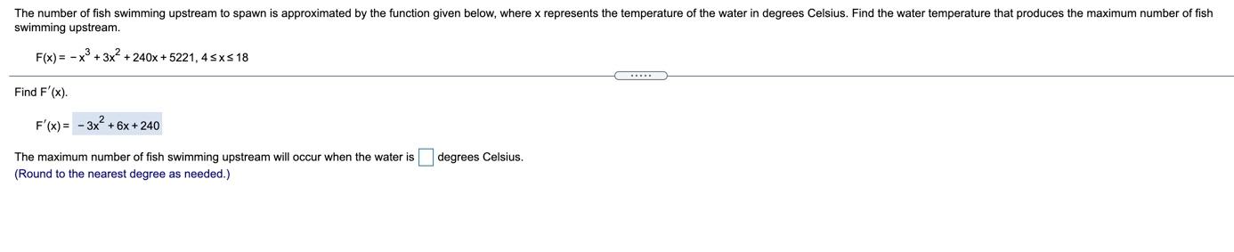 Solved The number of fish swimming upstream to spawn is | Chegg.com