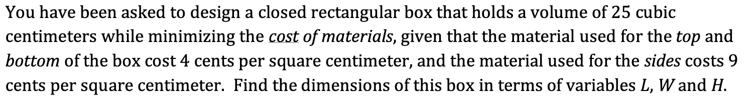 Solved Please use calculus techniques Use exact form | Chegg.com