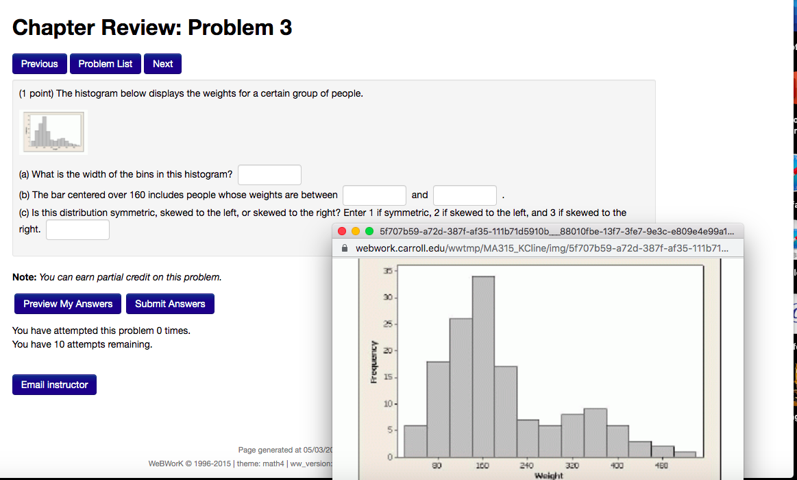 Solved Chapter Review: Problem 3 Previous Problem List Next | Chegg.com