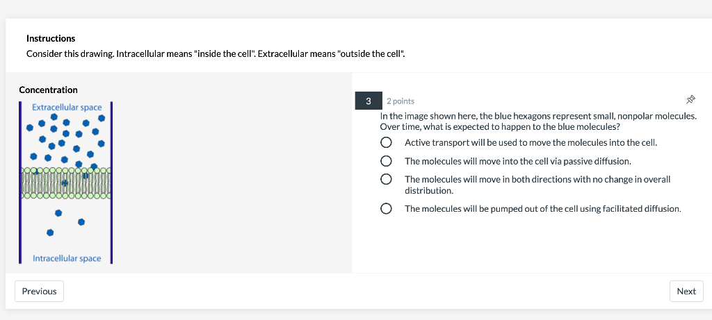 Solved Instructions Consider this drawing. Intracellular | Chegg.com