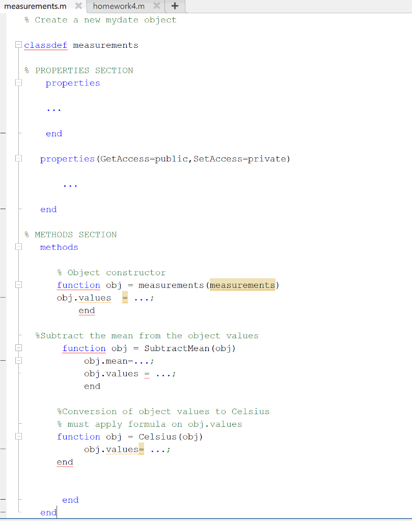 Solved You must complete the attached class file | Chegg.com