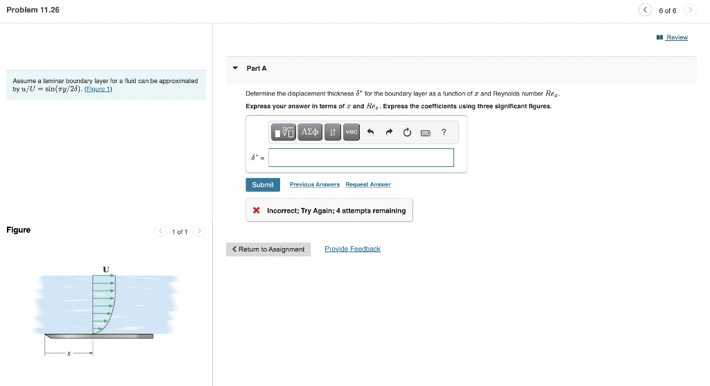 Solved Assume a laminar boundary layer for a fluid can be | Chegg.com