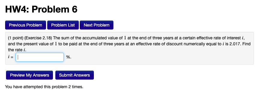 Solved HW4: Problem 6 Previous Problem Problem List Next | Chegg.com
