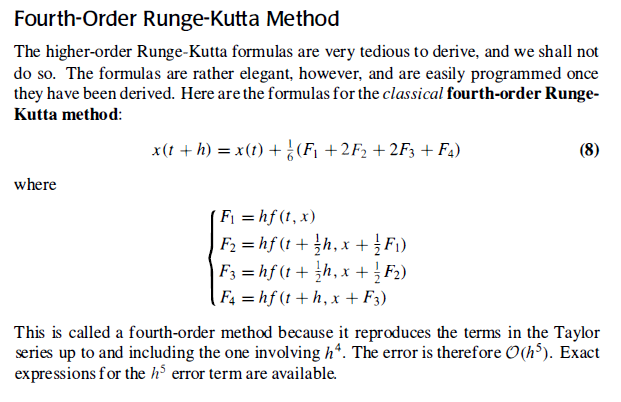Solved 6. Prove that when the fourth-order Runge-Kutta | Chegg.com