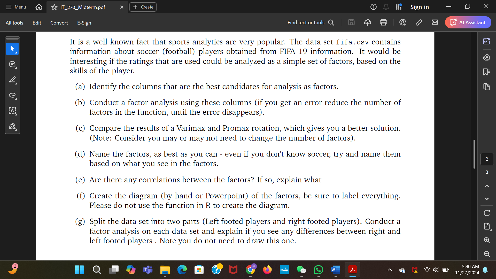 Solved It is a well known fact that sports analytics are | Chegg.com