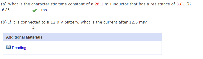 Solved (a) What is the characteristic time constant of a | Chegg.com