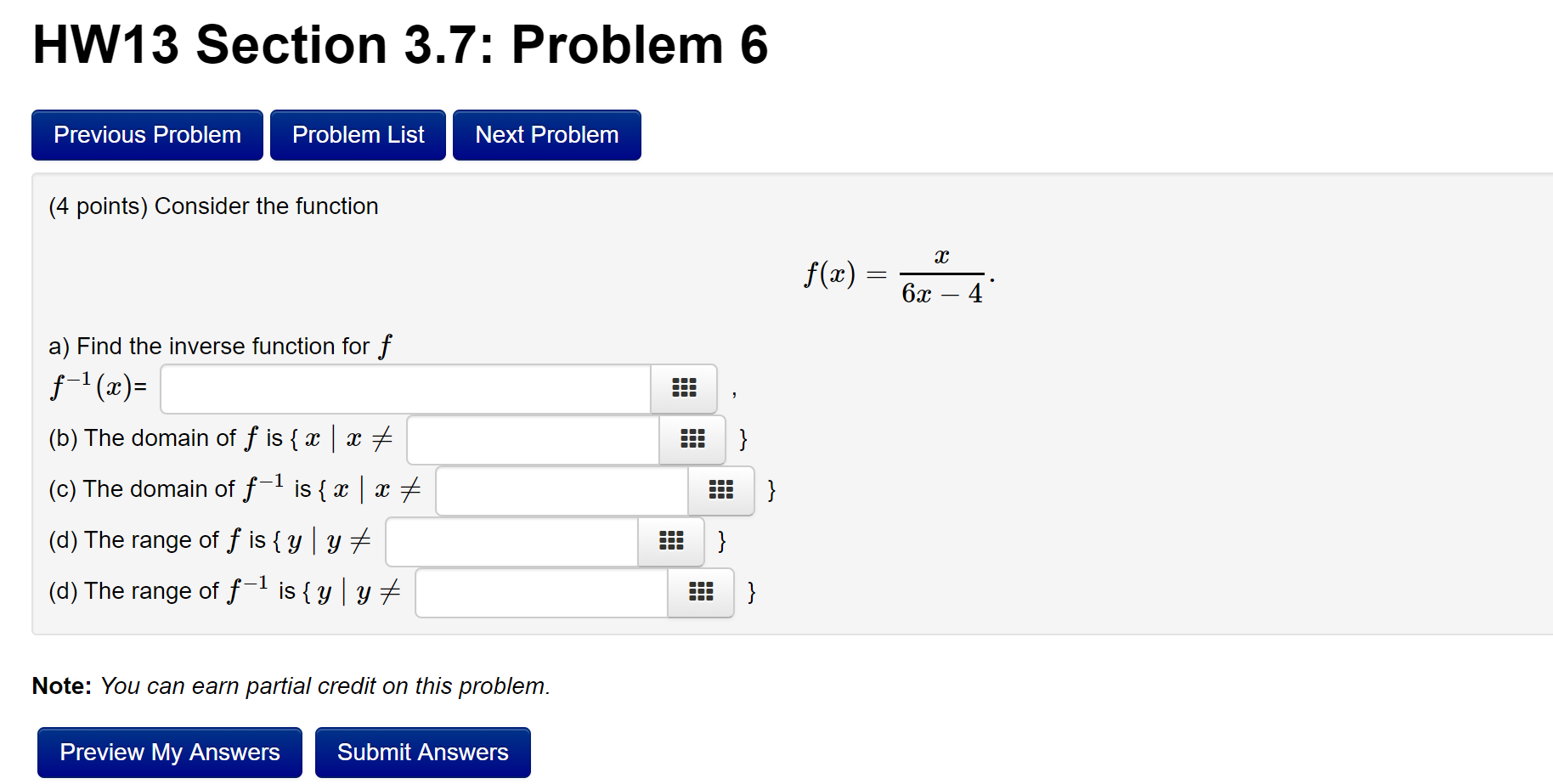 Solved HW13 Section 3.7: Problem 6 Previous Problem Problem | Chegg.com Solved HW13 Section 3.7: Problem 6 Previous Problem Problem | Chegg.com