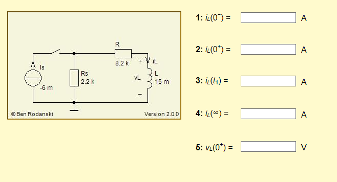 Solved Exercise 7.3: RL Circuit Transient Response In | Chegg.com