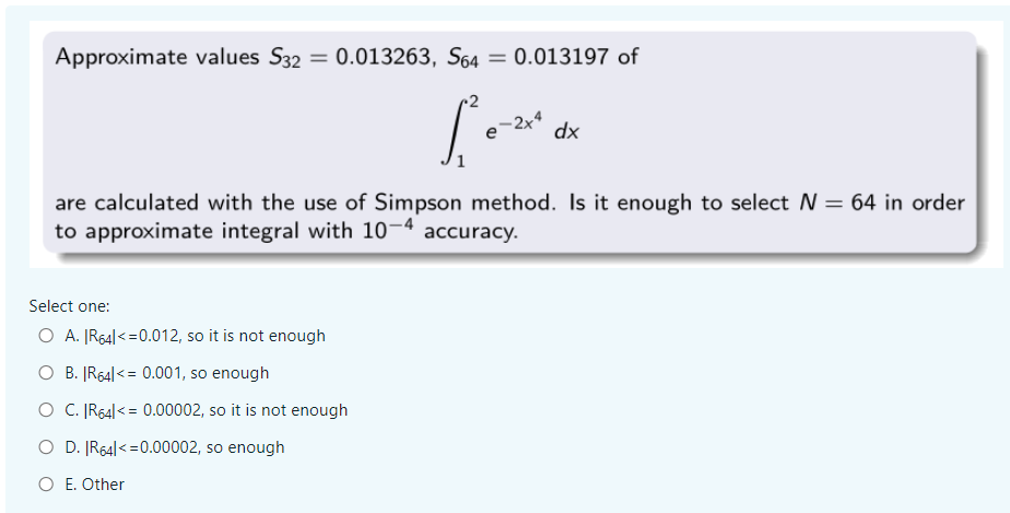 Solved Determine the number of subintervals N to approximate | Chegg.com