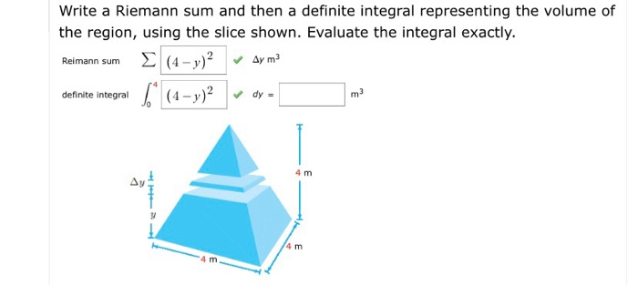 Solved Write a Riemann sum and then a definite integral | Chegg.com