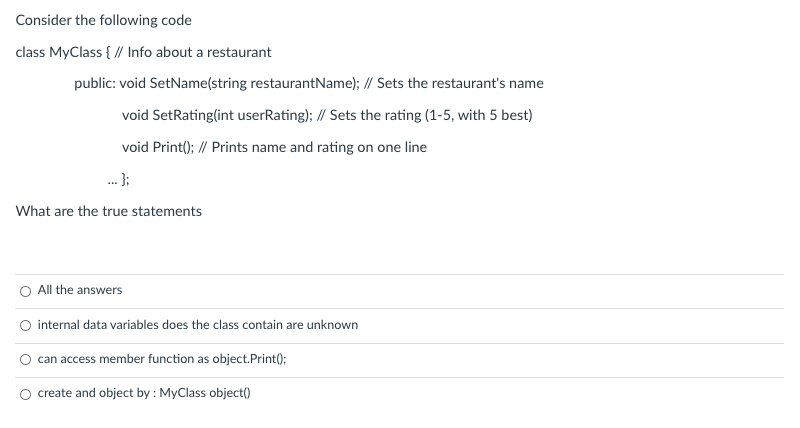 Solved What is true about Global Variables A) A local | Chegg.com