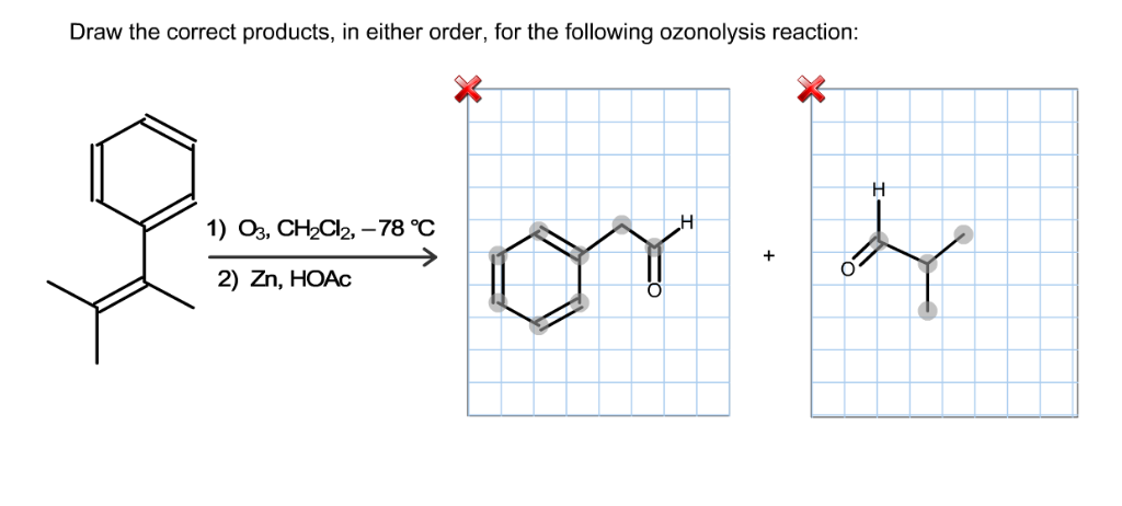 Solved Draw the correct products, in either order, for the | Chegg.com