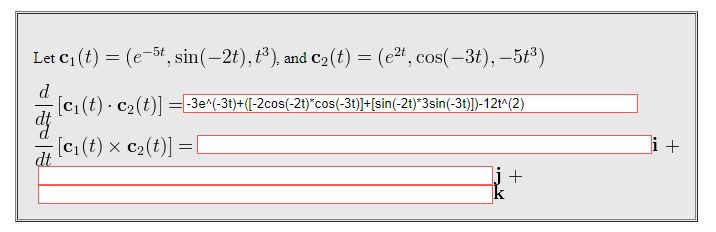 Solved Let c1(t)=(e-5t,sin(-2t),t3), ﻿and | Chegg.com