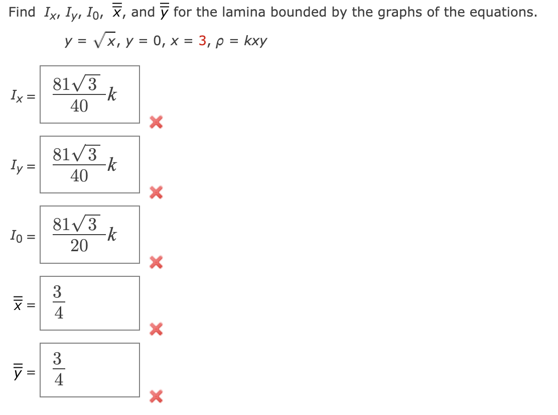 Solved (5.2)Find Ix,Iy,I0,bar (x‾), ﻿and ?bar (?bar (y)) | Chegg.com